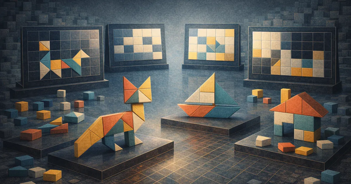 Ücretsiz çevrimiçi Tangram: nasıl oynanır | Kognify